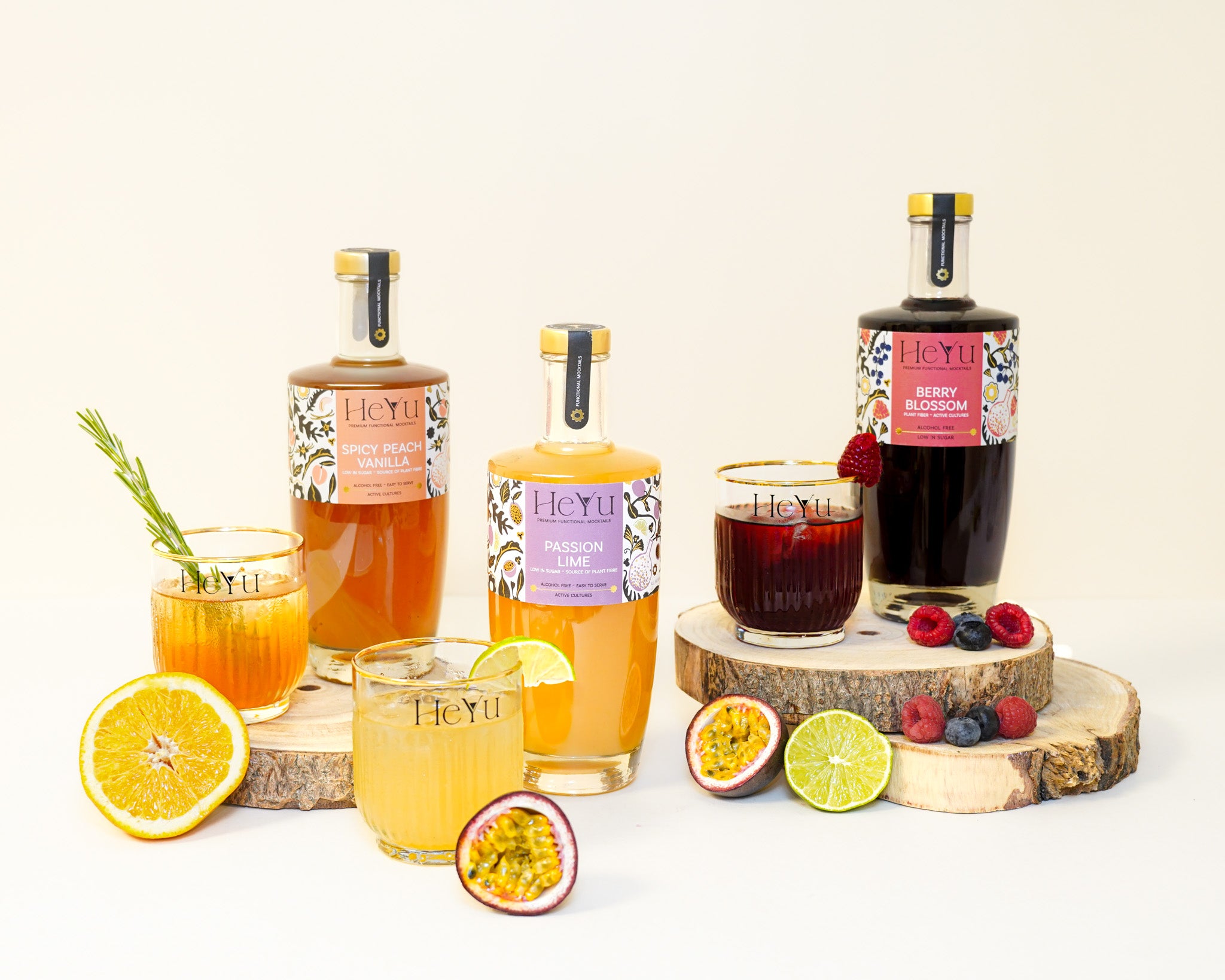 Heyu Drinks - 100% Natural, Alcohol-Free and Healthier Mocktails